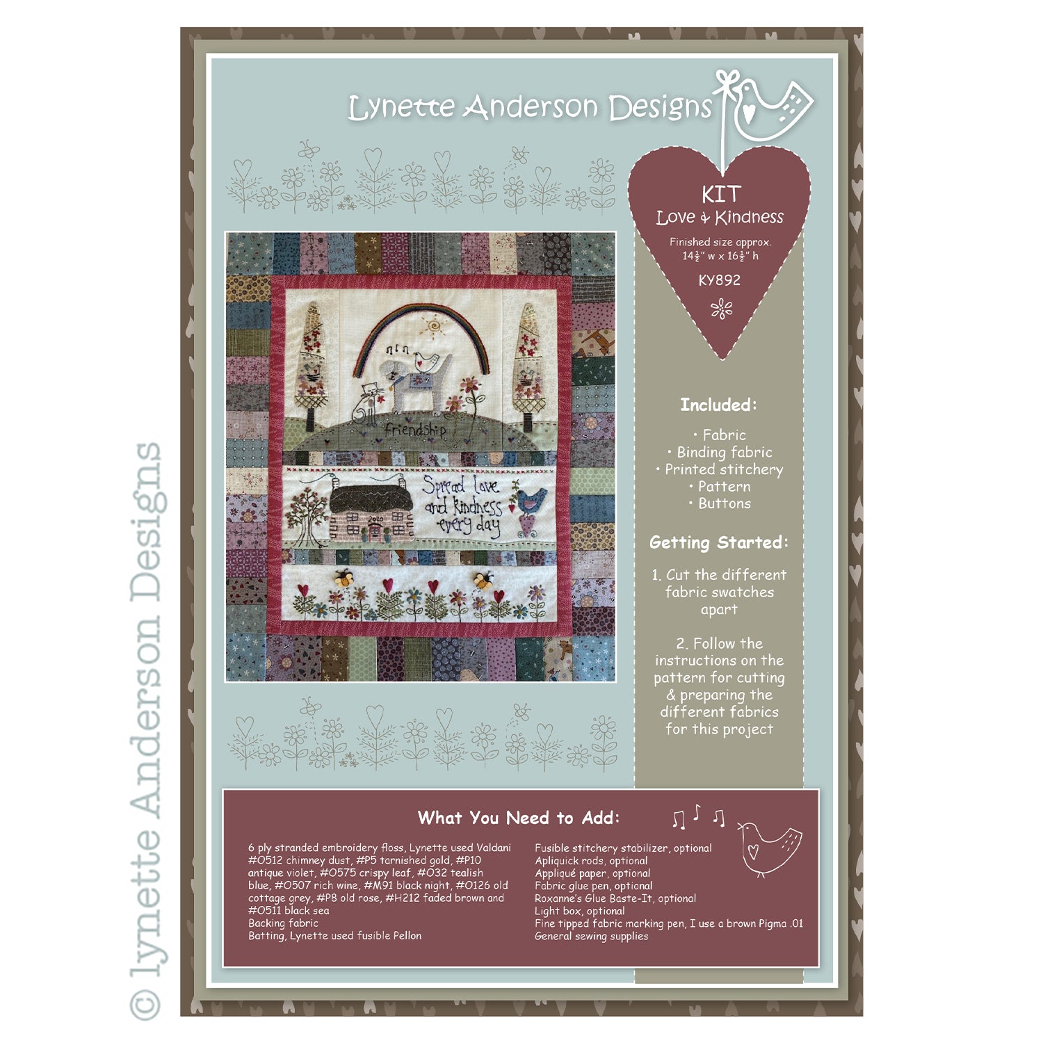Love & Kindness Kit – Lynette Anderson Designs