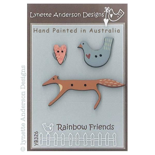 Rainbow Friends Button Pack – Lynette Anderson Designs
