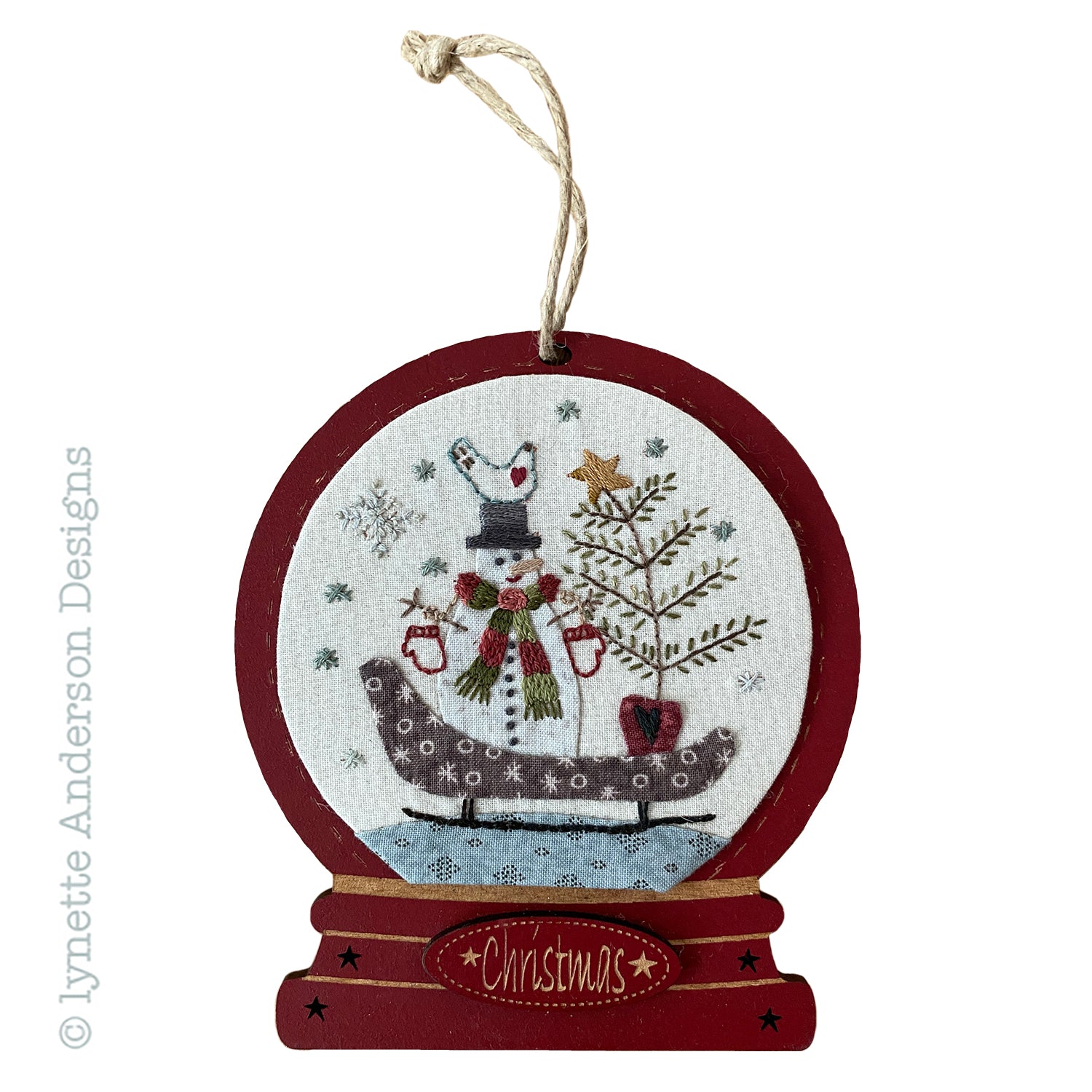 Sleigh Ride Snow Globe - pattern – Lynette Anderson Designs